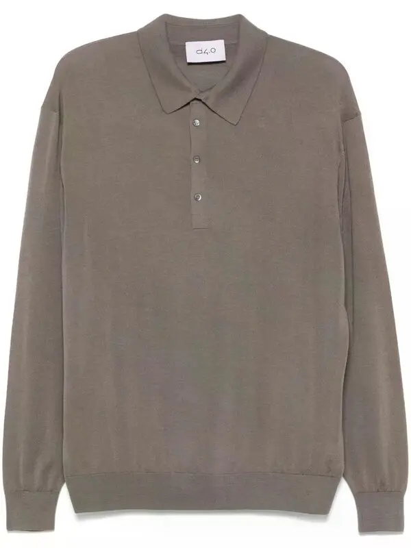 D4.0 Fine-knit Polo Shirt
