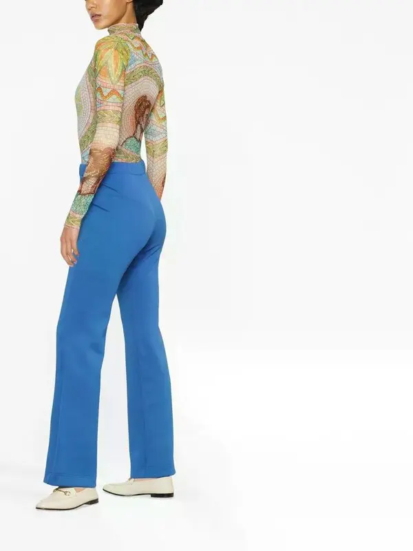 Casablanca Logo Charm Flared Trousers