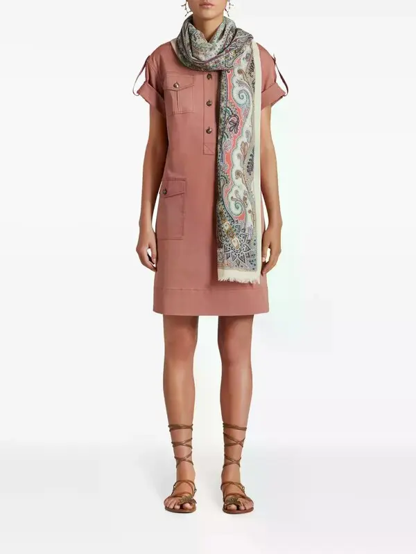Etro Paisley-print Cashmere Scarf - Neutrals