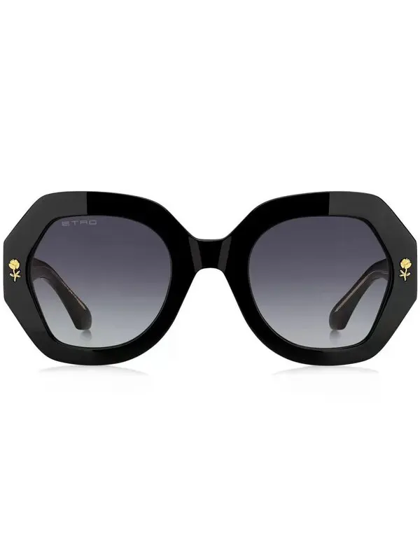 Etro Mania Oversized-frame Sunglasses - Black
