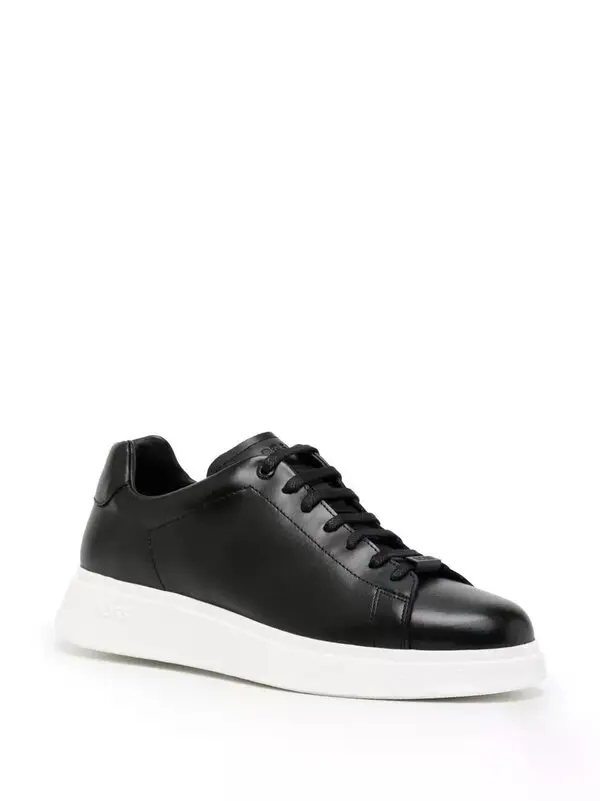 BOSS Lace-up Leather Sneakers