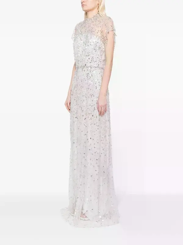 Jenny Packham Crystal Embellished Gown