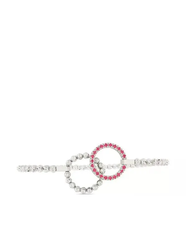 OFFICINA BERNARDI 18kt White Gold Moon Eden Ruby Bracelet