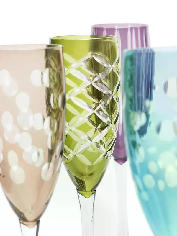 POLSPOTTEN Cuttings Champagne Glasses