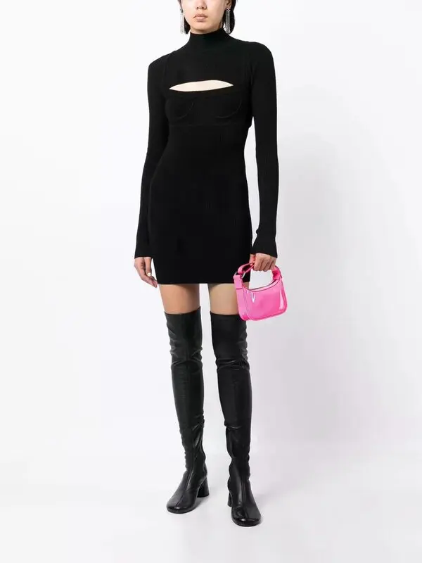 Monse Ribbed-knit Bodycon Mini Dress