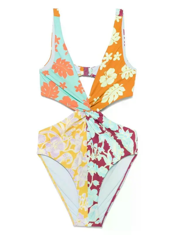 ALEMAIS Poppy One Piece Swimsuit - Blue