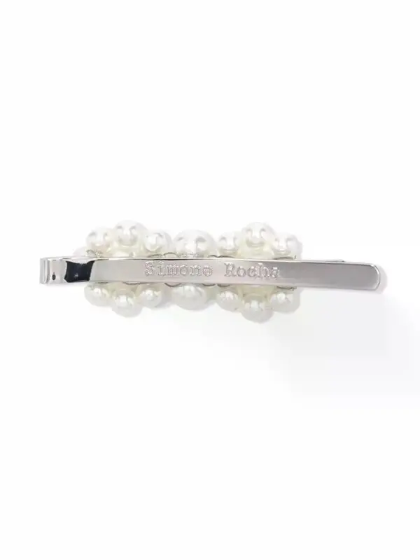 Simone Rocha Pearl Embellished Hair Clip