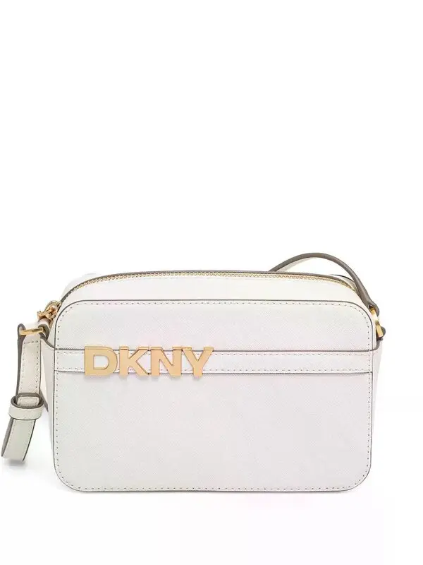 Dkny Logo-lettering Crossbody Bag - Neutrals