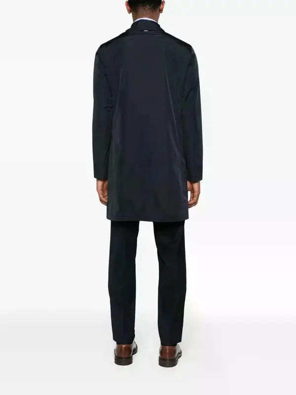 Corneliani Spread Collar Raincoat