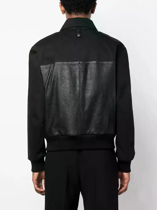 Alexander McQueen Panelled Zipped Bomber Jacket
