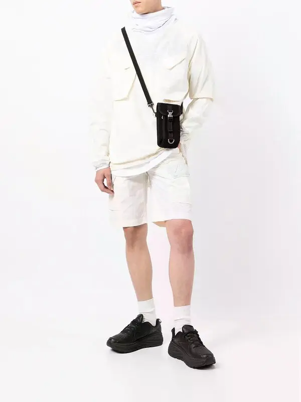 MAHARISHI Pullover Funnel-neck Jacket - White
