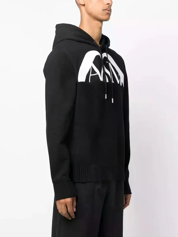 Alexander McQueen Logo-print Cotton Hoodie