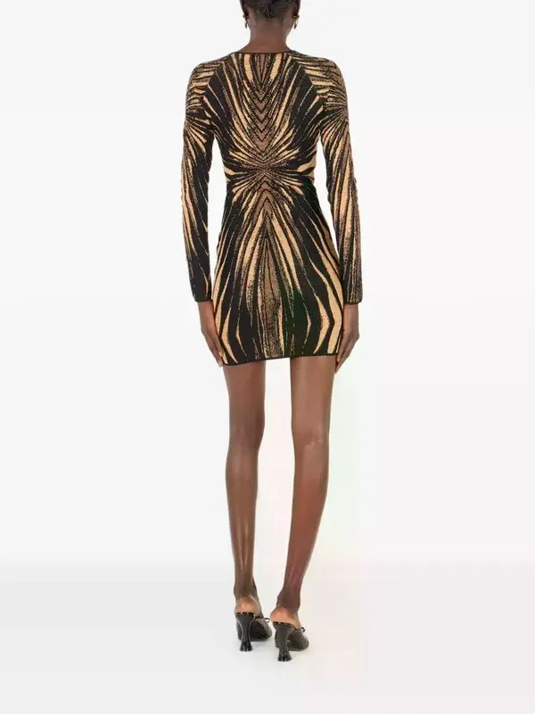 Roberto Cavalli Graphic Print Mini Dress