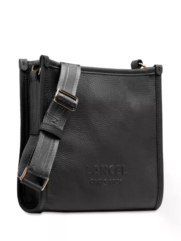LANCEL Logo Embossed Cross Body Bag - Black
