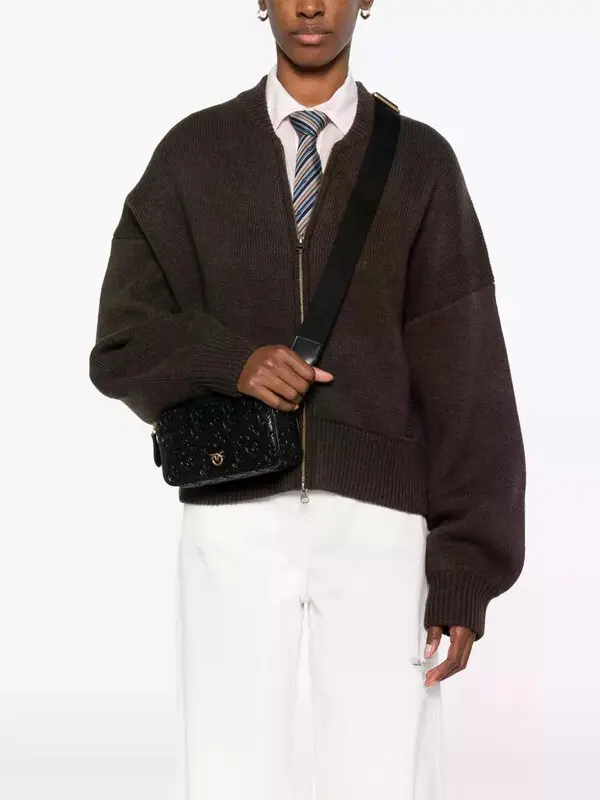 Pinko Mini Logo-debossed Cross Body Bag