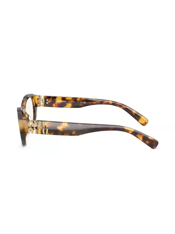 Miu Miu Rectangle Frame Glasses