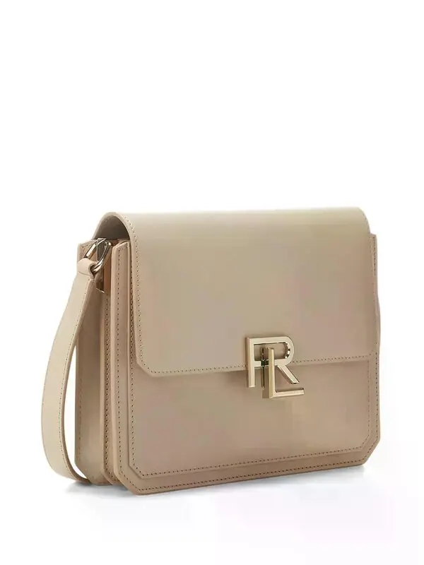 Ralph Lauren Logo Hardware Leather Crossbody Bag - Neutrals
