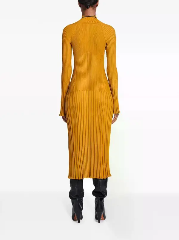Proenza Schouler Ribbed Roll-neck Midi Dress