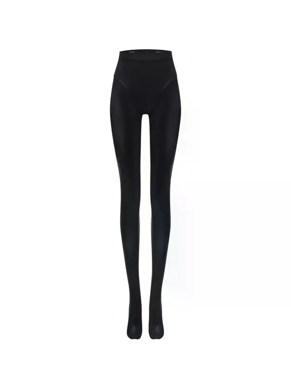 ANNAFOXY Panelled Tights - Black