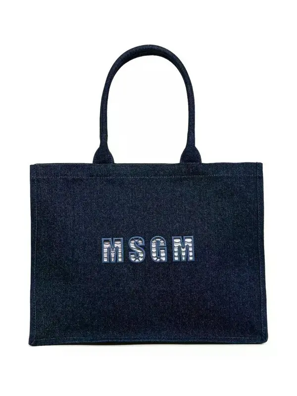 MSGM Logo-appliqué Tote Bag