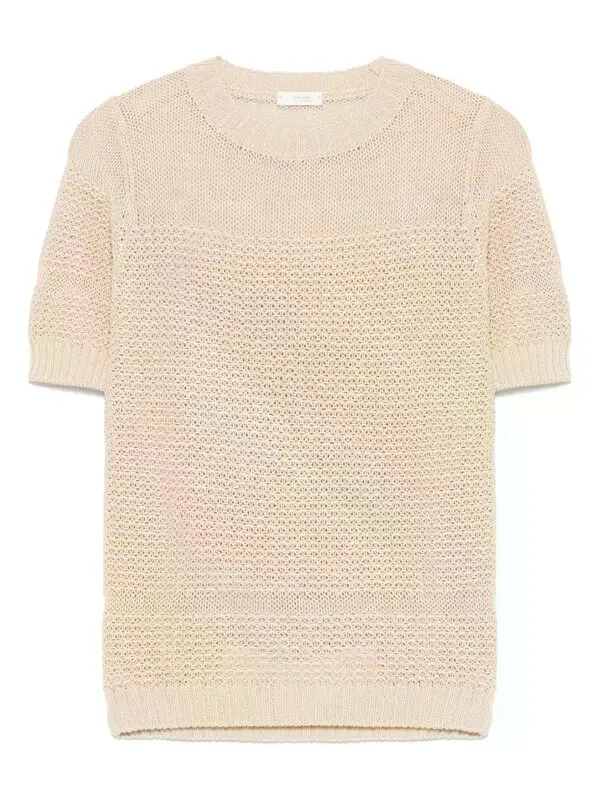 ZANONE Knitted T-shirt - Neutrals