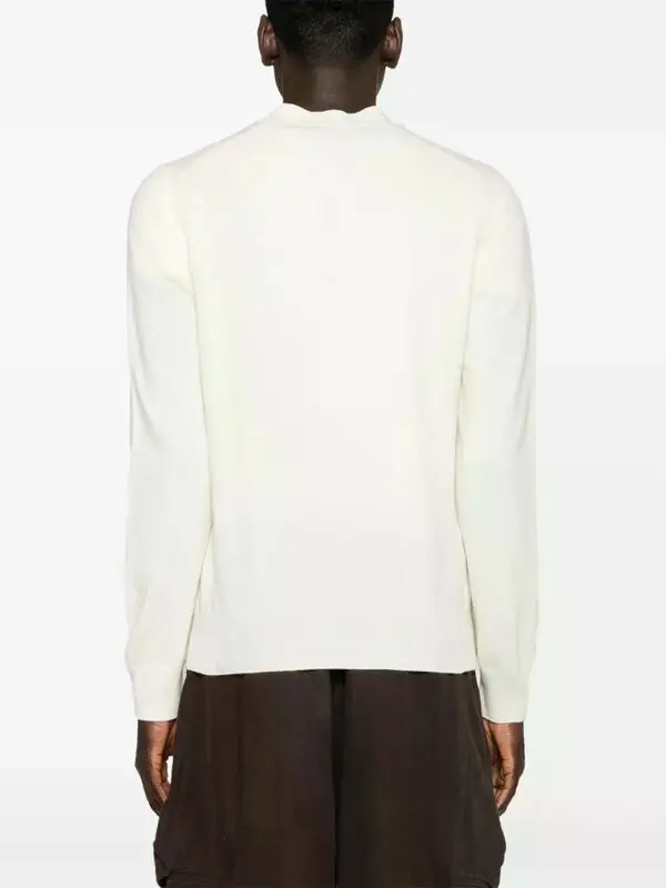 Play Comme Des Garcon Heart-motif Wool Cardigan - Neutrals