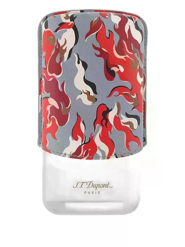 S.t. Dupont Flame-patterned Cigar Holder - Grey