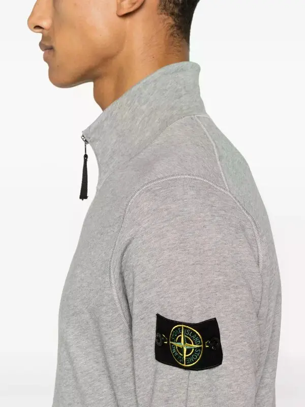 Stone Island Cotton Fleece Sweatshirt