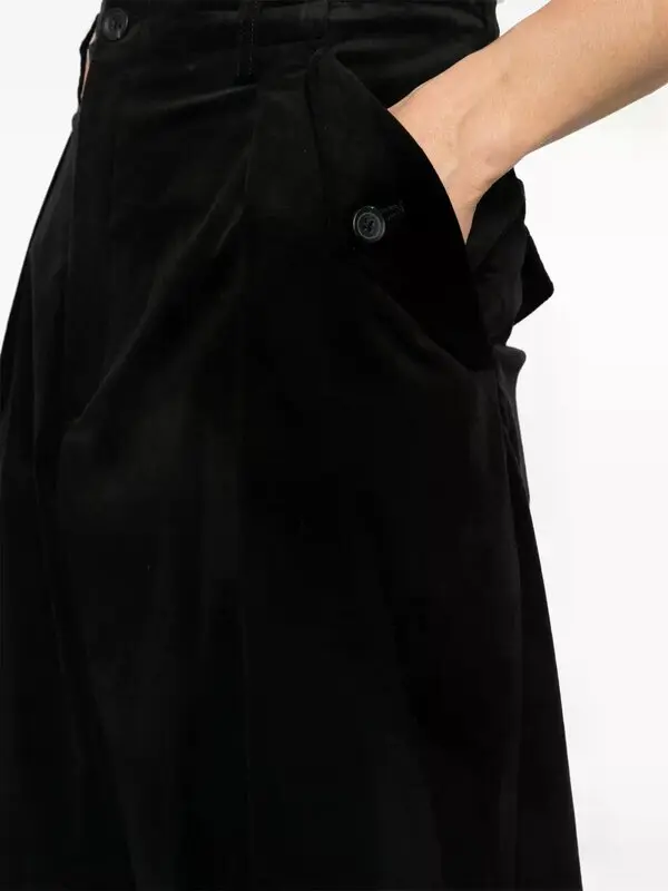 Yohji Yamamoto Corduroy High-waisted Trousers