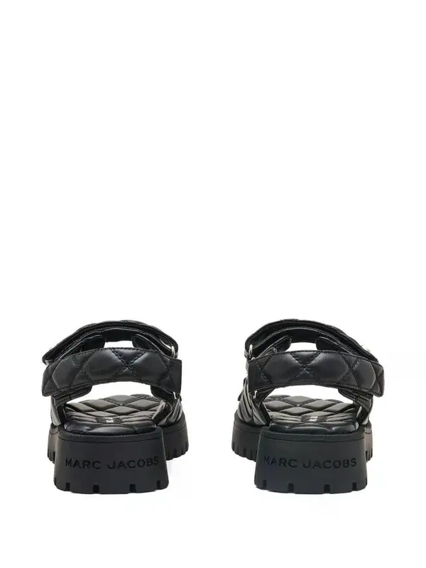 Marc Jacobs The Quilted Sunny Sandals - Black