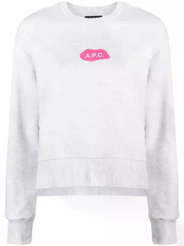 A.p.c. Sibylle Cotton Sweatshirt - Grey