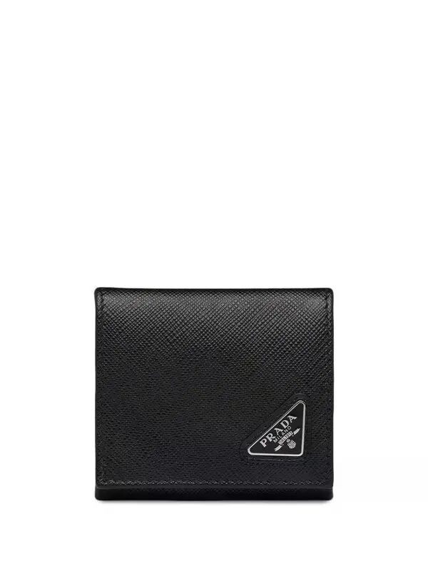 Prada Logo Coin Purse - Black