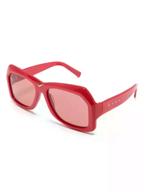 Marni Geometric Frame Sunglasses