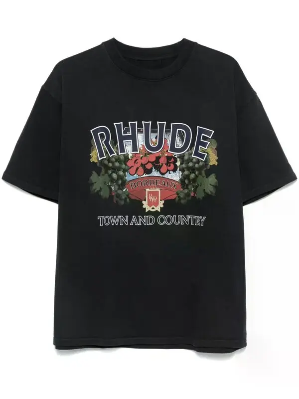 Rhude Town And Country T-shirt - Black
