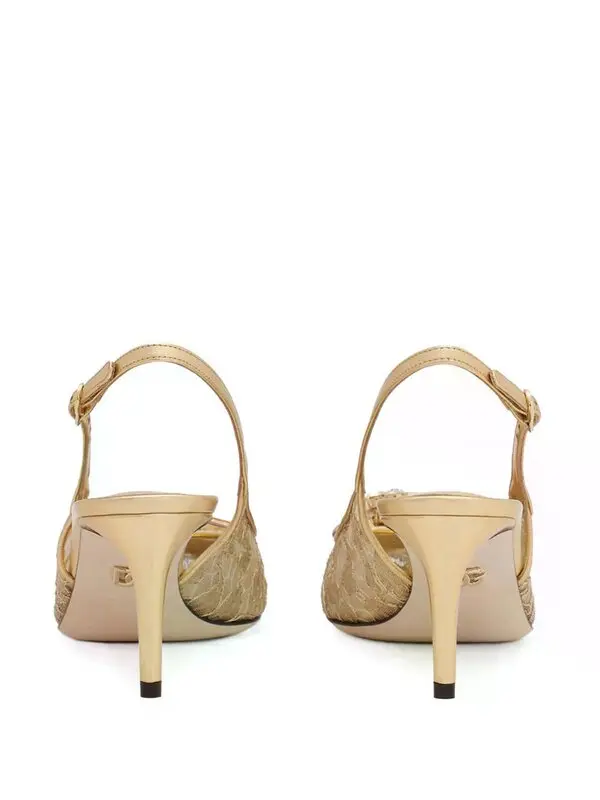 Dolce & Gabbana Rainbow Slingback Pumps