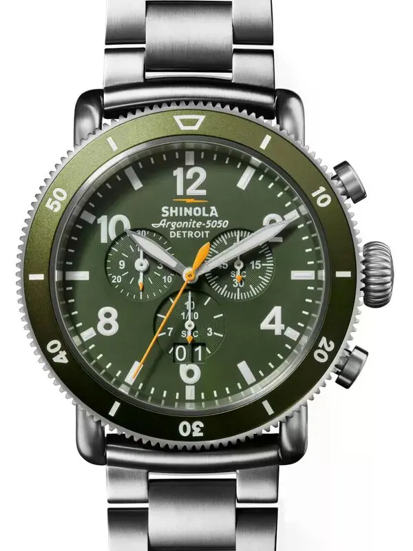 Shinola Runwell Sport Chronograph 48mm Titanium Watch
