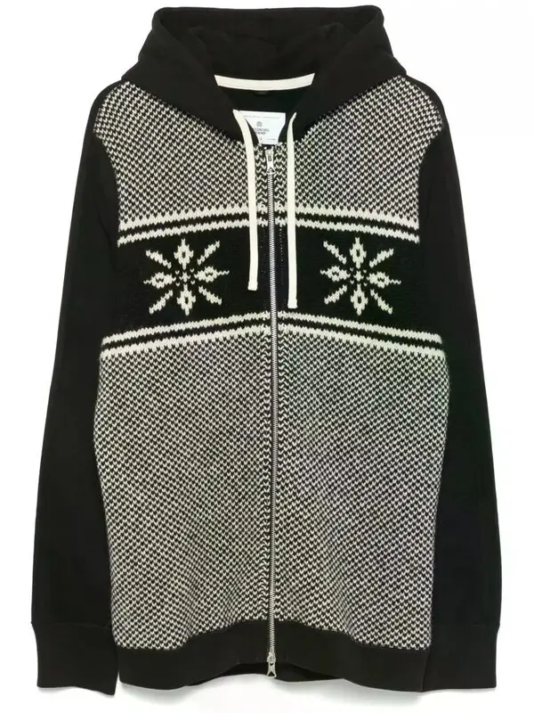 Junya Watanabe Intarsia-knit Hoodie
