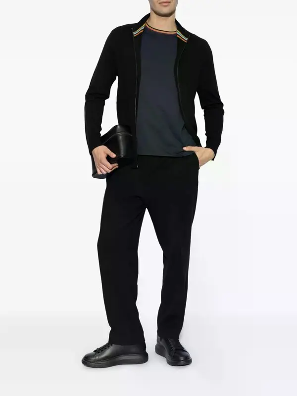 Paul Smith Wool Zip-up Cardigan