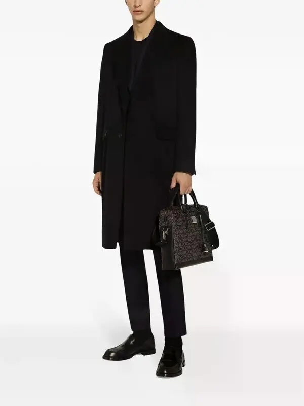 Dolce & Gabbana Navy Virgin Wool Tailored Trousers
