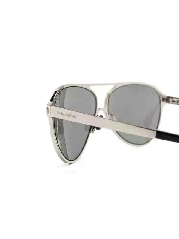 Saint Laurent Tone Aviator Sunglasses