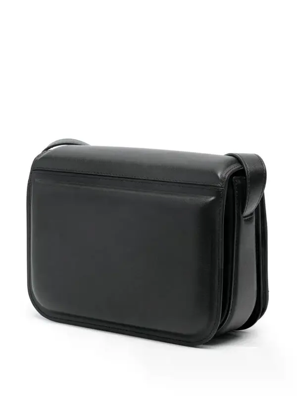 WANDLER Medium Oscar Trunk Shoulder Bag - Black