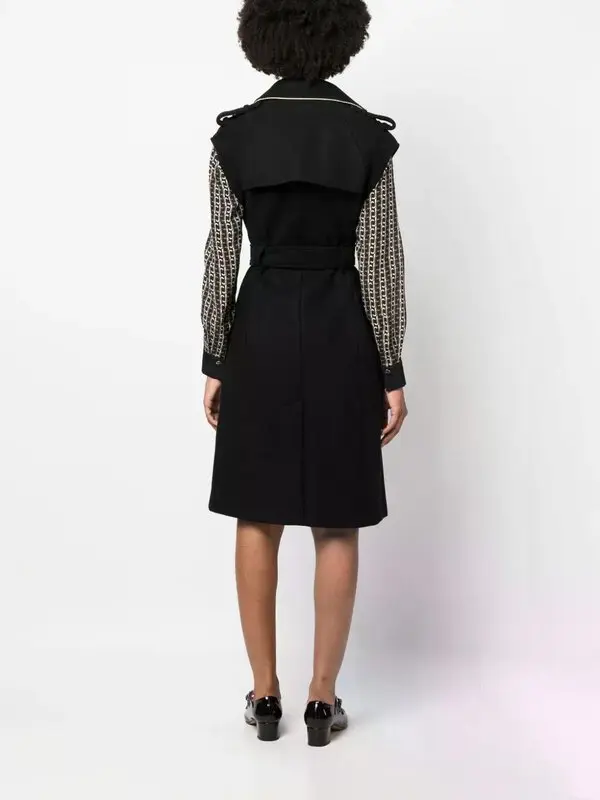 Liu Jo Double-breasted Sleeveless Coat