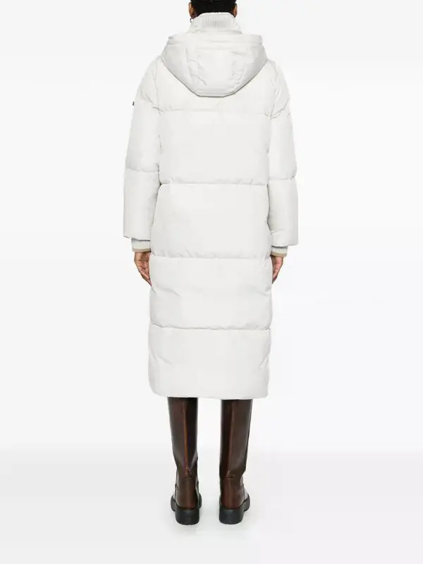 Lorena Antoniazzi Quilted Down Puffer Coat - Grey