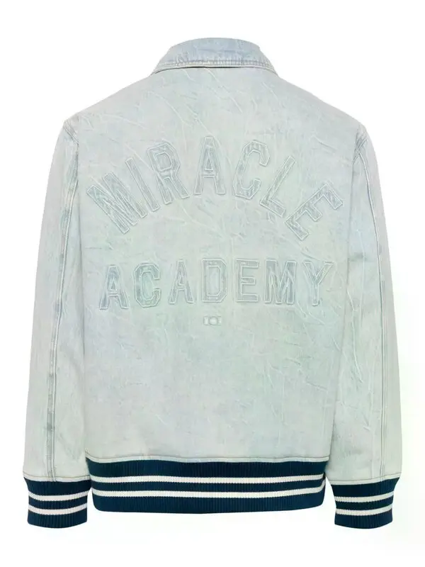 NAHMIAS Miracle Academy Denim Bomber Jacket