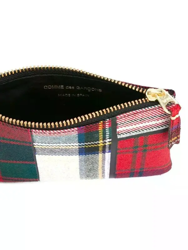 Comme Des Garçons Tartan Patchwork Design - Red