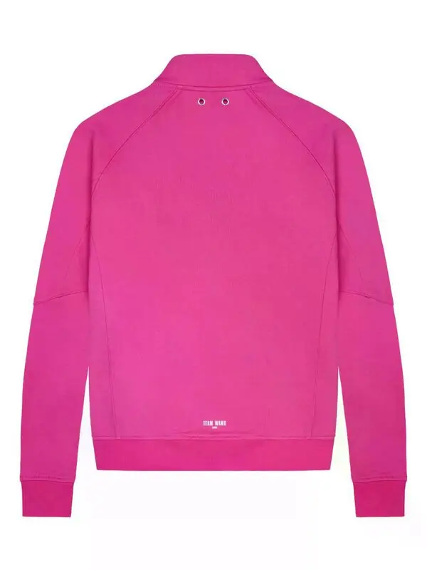TEAM WANG DESIGN Logo-print Zipped Track Jacket - Pink