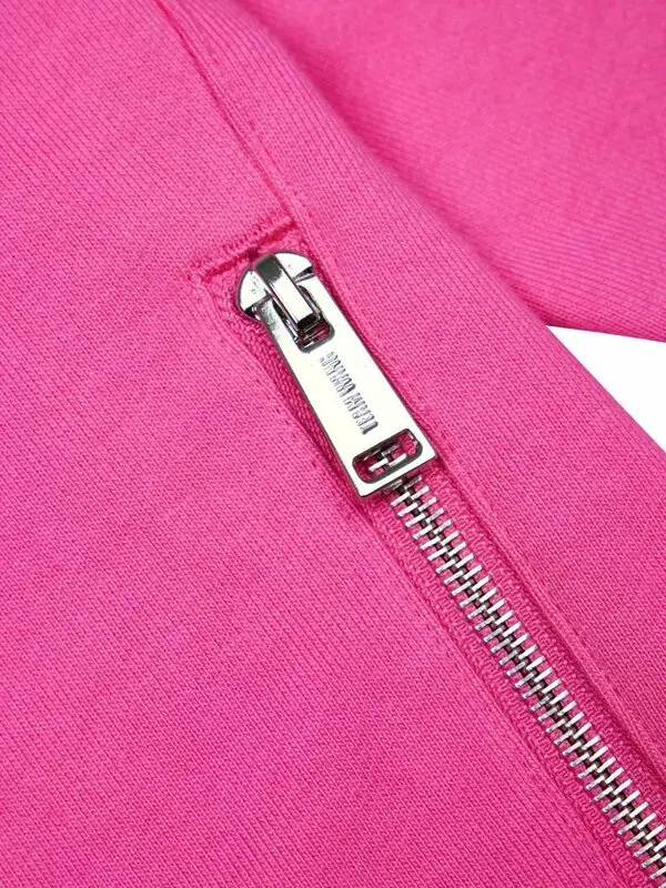 TEAM WANG DESIGN Logo-print Zipped Track Jacket - Pink