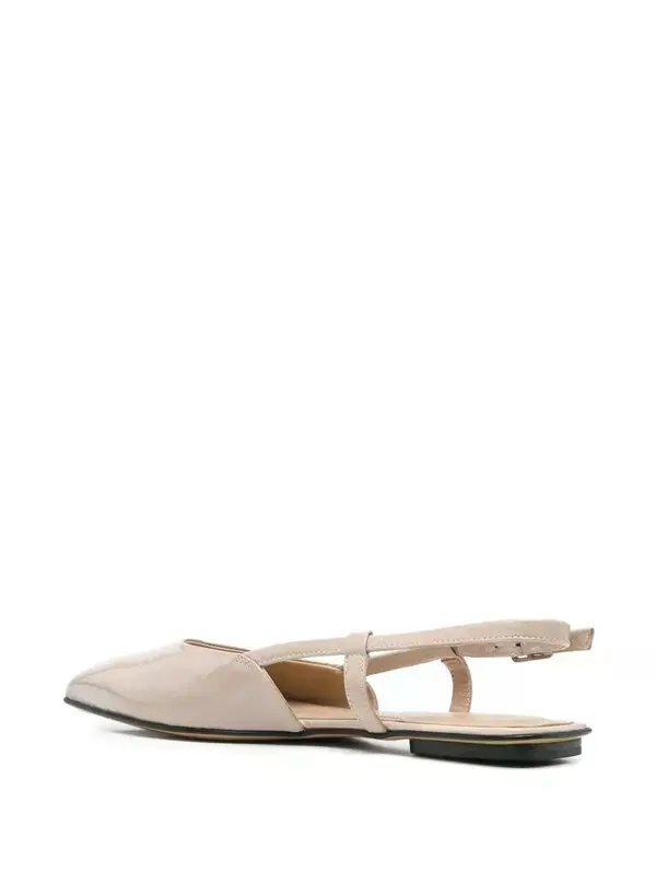 POMME D´OR Pomme D'or Leather Ballet Flats With Buckle-fastening Strap