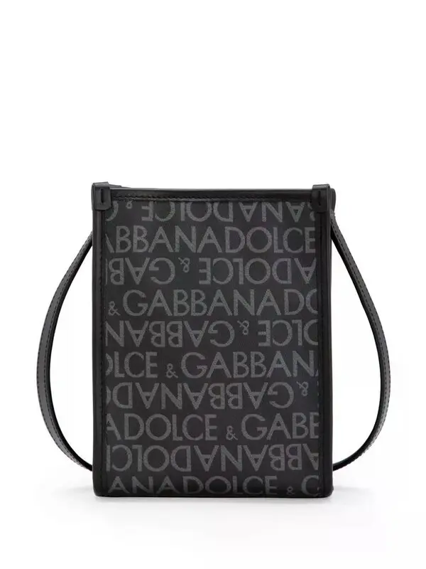 Dolce & Gabbana Jacquard Messenger Bag