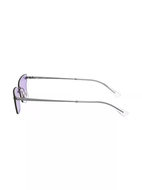 Ray-ban Rimless Rectangle Sunglasses - Grey